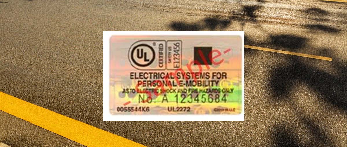 UL2272 Certification: Why It Matters for Electric Scooter & Ebike